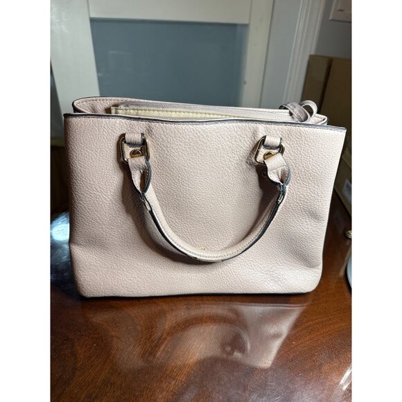 Mathew & Julian | Bags | Mathew Julian Blush Pink Faux Leather Handbag ...